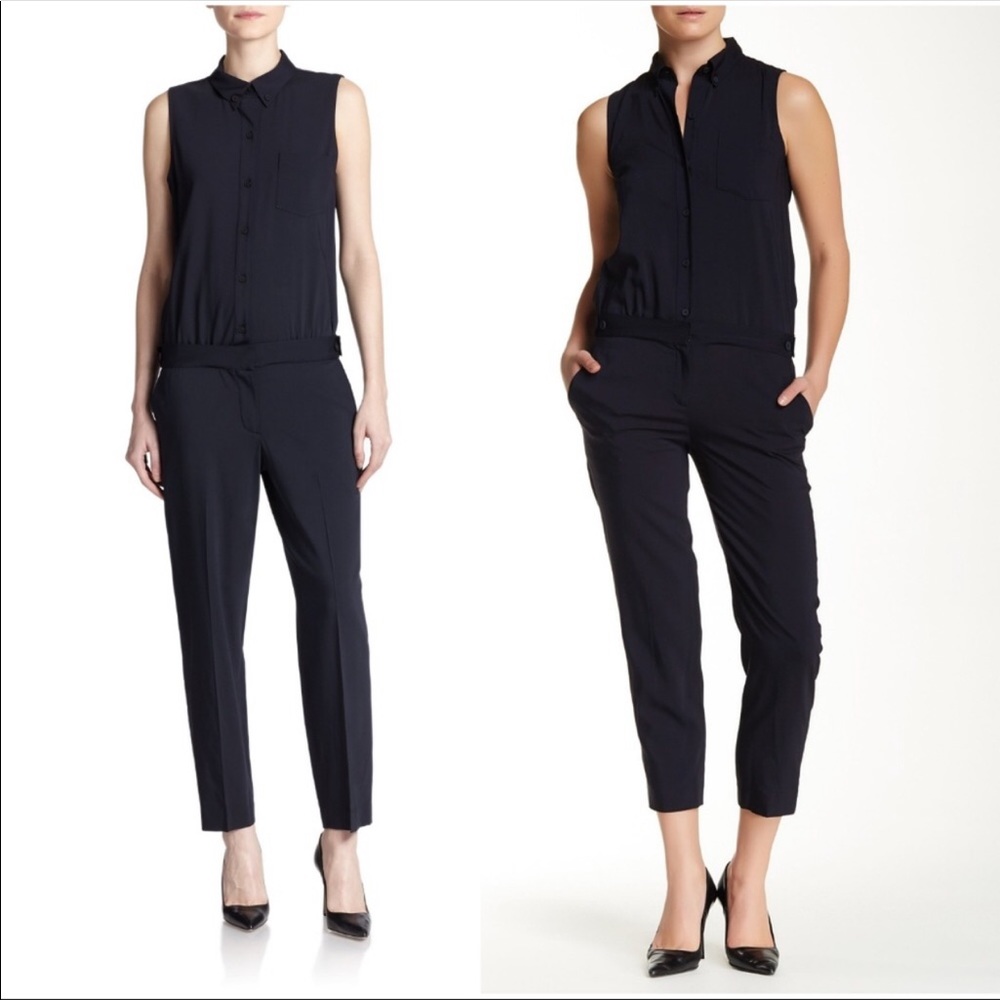 Theory Yaribi Jumpsuit Black Classic - Gem